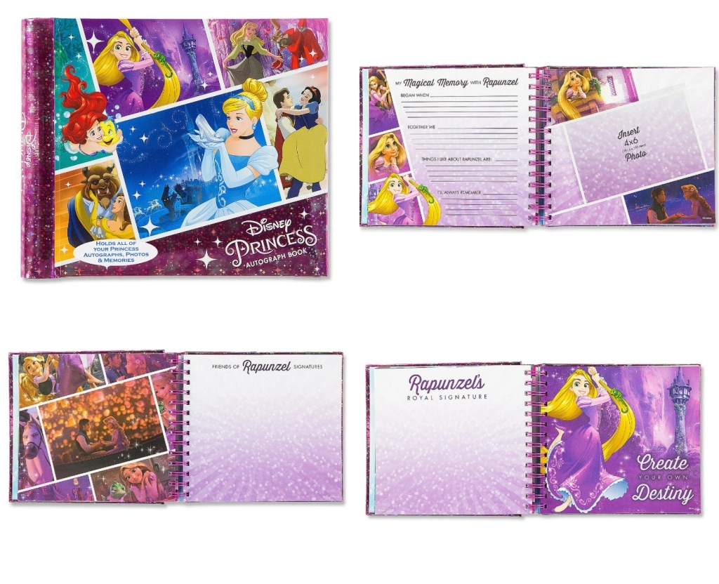 Livro de autógrafos para os personagens da Disney – A Magia da Disney
